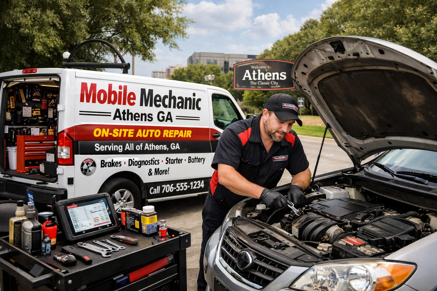 Mobile Mechanic Athens GA |Mobile Auto Repair Pros of Athens
